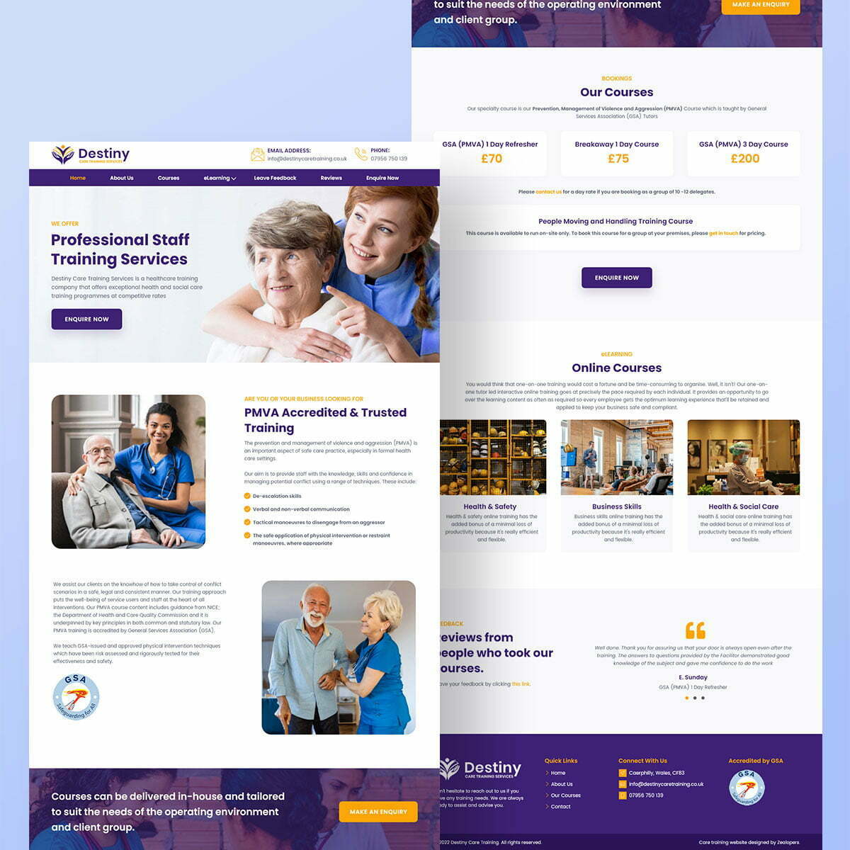 Destiny Care Training - Zealopers